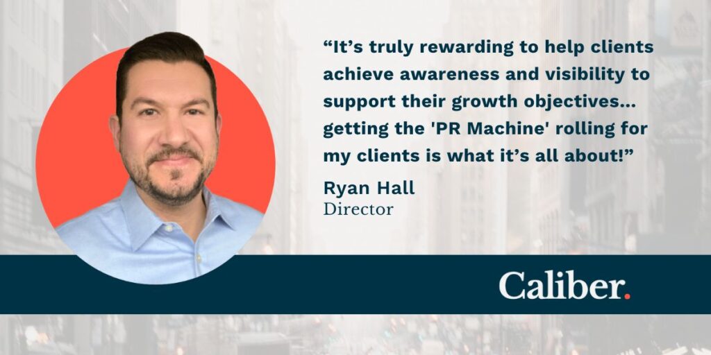 Staff Spotlight: Caliber Director Ryan Hall - Caliber Corporate Advisers