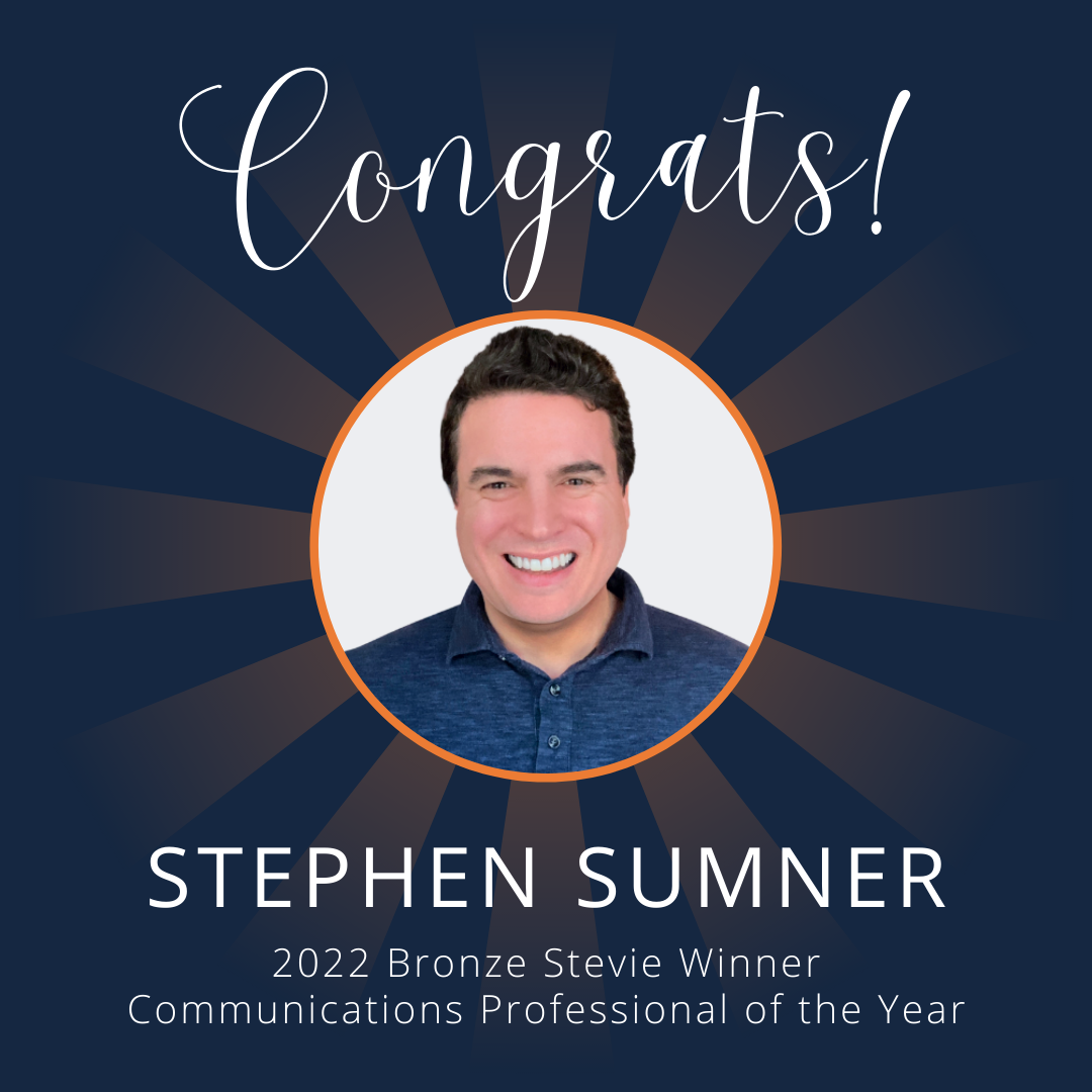 Stephen Sumner honored as 2022 Bronze Stevie Award Winner - Caliber ...