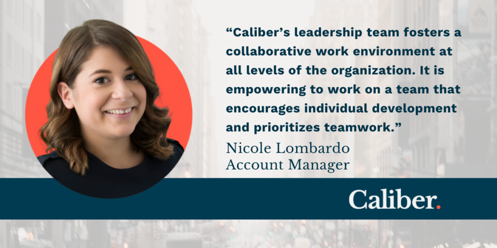 Staff Spotlight: Caliber Account Manager Nicole Lombardo - Caliber ...